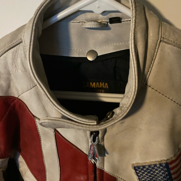 Yamaha | Jackets & Coats | Vintage Yamaha Motorcycle Racing Jacket ...